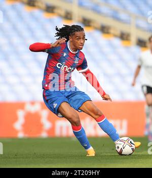 Jadan Raymond of Crystal Palace U21. - Crystal Palace U21 v Hertha ...