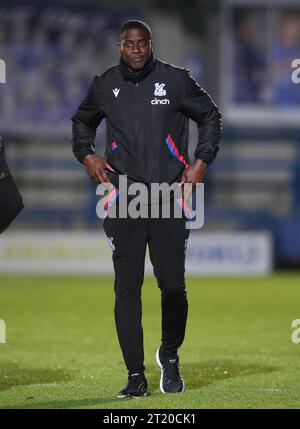 Darren Powell manager of Crystal Palace U21. - Crystal Palace U21 v ...