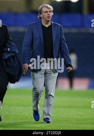 Chelsea owner Todd Boehly after the UEFA Conference League final match ...