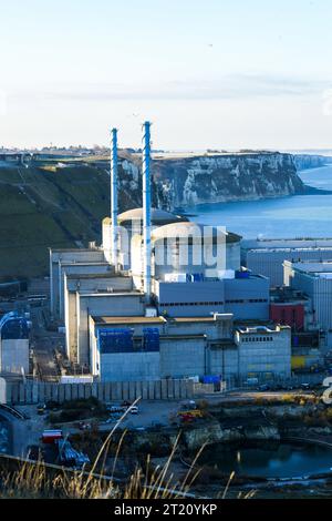 Petit-Caux (Normandy, northern France):the Penly Nuclear Power Plant ...
