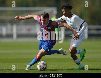 Kiano Dyer of Chelsea U18. - Crystal Palace U18 v Chelsea U18, U18 Premier League South, Crystal ...
