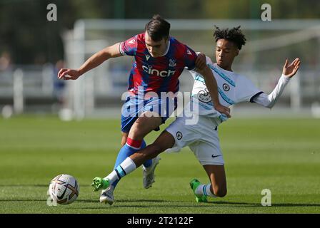 Kiano Dyer of Chelsea U18. - Crystal Palace U18 v Chelsea U18, U18 ...