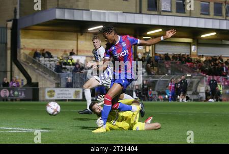 GOAL 1-0, Ademola Ola Adebomi of Crystal Palace U21 goal celebration ...