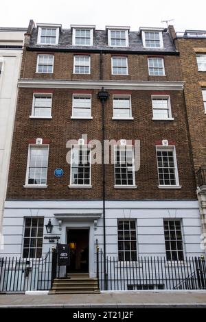 3 Saville Row, London, where the Beatles performed an impromptu concert ...