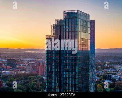 Manchester Skyline early morning Stock Photo - Alamy