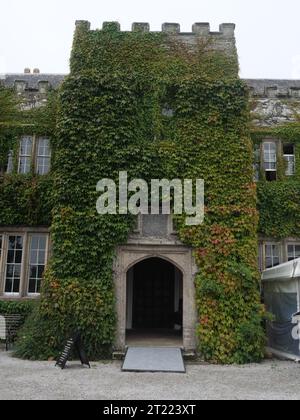 The old manor house in Prideaux Place, Padstow, Cornwall, England Stock ...