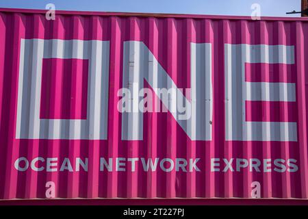 A container the The Chittagong Port, Chottogram, Bangladesh Stock Photo ...