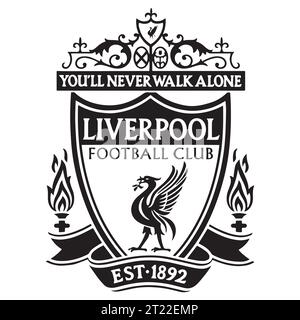 Liverpool FC White Logo English professional football league system ...
