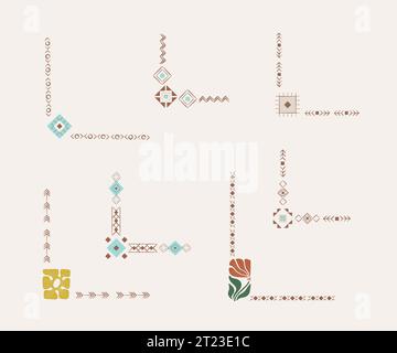 Aztec Navajo Elements set Southwestern symbols Stock Vector Image & Art ...