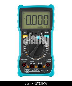 Multimeters, measuring instrument on white background in insulation ...