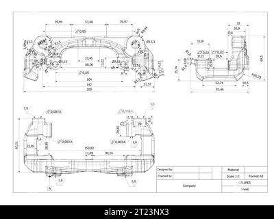 caliper car technical design ,forces applied fem finite analysis ...