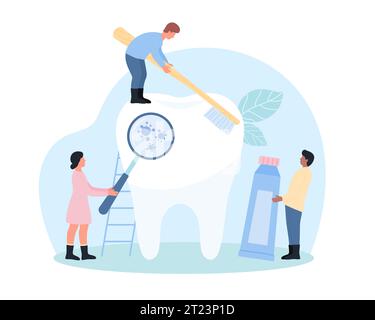 Dental Care Dentist with Giant Toothbrush Clipart Stock Vector Image ...