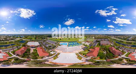 360° view of Aerial 360 equirectangular stock photo of Central Park New ...