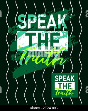 Speak the truth motivational quotes, Short phrases quotes, typography ...