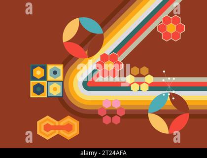 simple retro background