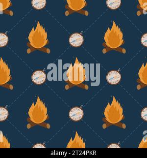 Outdoor tent pattern seamless vector repeat geometric for any web ...