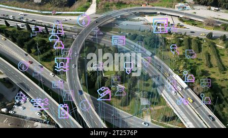 Intelligent Vehicles Cars Communicating Ai Logistic Autonomous Delivery ...