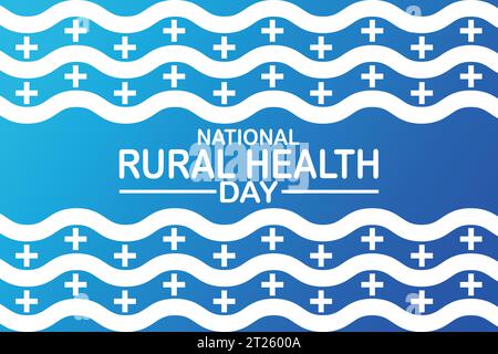 National Rural Health Day. Vector illustration. Suitable for greeting ...