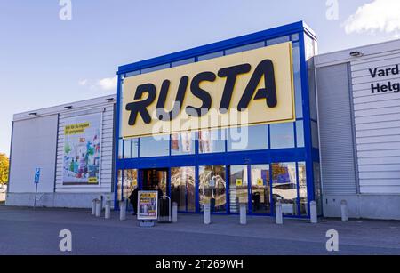 Signs and symbols, Rusta department store Stock Photo - Alamy