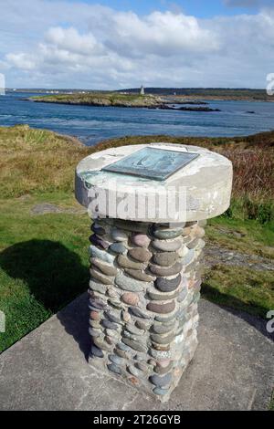Plaque commemorating Joshua Slocum, Brier Island, Nova Scotia- Joshua ...