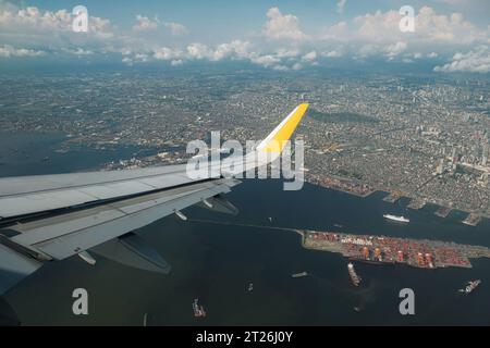 Flying over Manila, The Philippines Stock Photo - Alamy