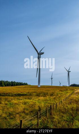 Wind farm in West Lothian, Scotland Stock Photo - Alamy