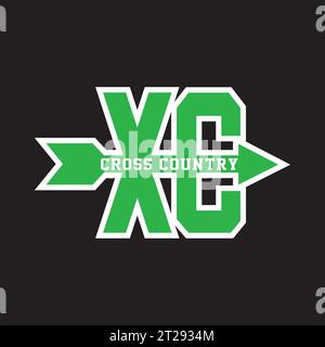 cross country t shirt design vector Stock Vector Image & Art - Alamy