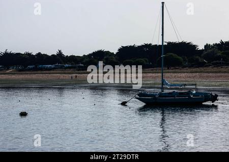 Tiny port of Rivedoux-Plage, Ile de Re SW France Stock Photo - Alamy