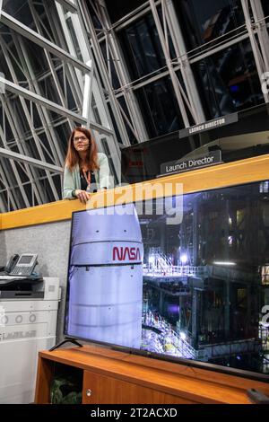 NASA's SLS rocket stands on Complex 39B after taking an eight hour trip ...