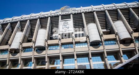 A Santiago Bernabeu Stadium Facade Section Stock Photo - Alamy