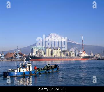 Japan Mount Fuji And Ships Stock Photo - Alamy