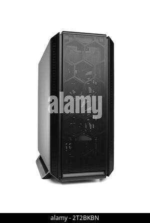 Open system unit case with fans of a personal computer Stock Photo - Alamy