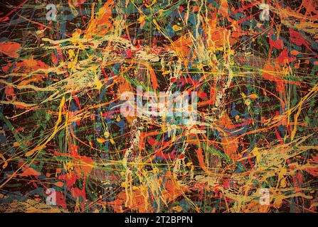 Paint splattered vintage paper texture. High resolution abstract color ...