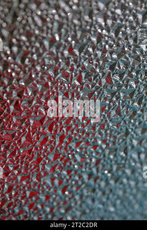 Window rough glass wild surface abstract close up background fine ...