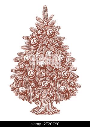 hand drawn christmas decoration vector design illustration Stock Vector ...