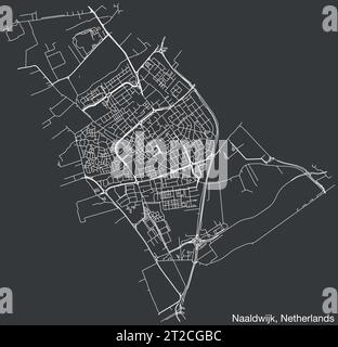 Street roads map of NAALDWIJK, NETHERLANDS Stock Vector Image & Art - Alamy