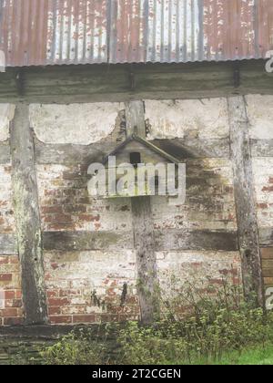 An old, abandoned building in Aldon Gutter near Onibury, South ...