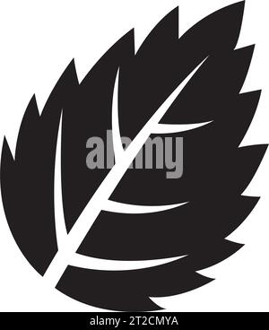 Nettle plant graphic black white isolated sketch illustration vector ...