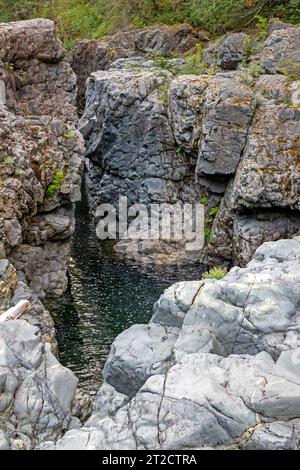 Pool in Sooke Potholes Regional Park Stock Photo - Alamy