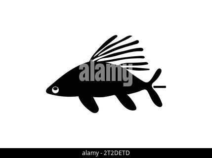 Amazing minimal style Arapaima icon illustration design Stock Vector ...
