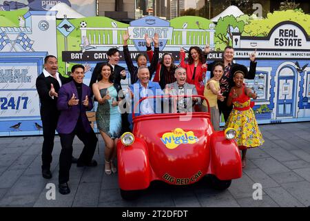 (L-R) Past and present cast members Paul Paddick, John Pearce, Lucia ...
