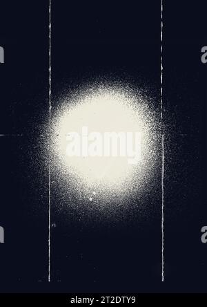 sphere spray paint mark on wall, for overlay effect, opacity effects ...