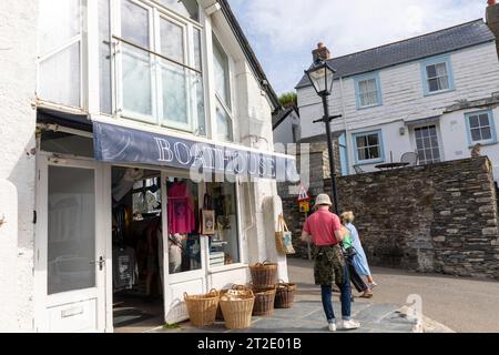 Boathouse gift shop in Port Isaac Cornwall,England,UK,Sept 2023 Stock ...