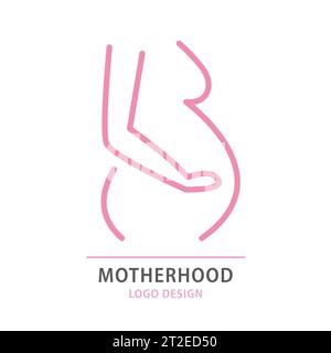 woman pregnancy silhouette icon vector illustration design Stock Vector ...
