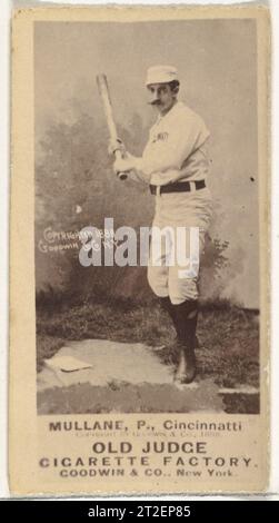 Anthony John "Tony" Mullane, Pitcher, Cincinnati, from the Old Judge ...