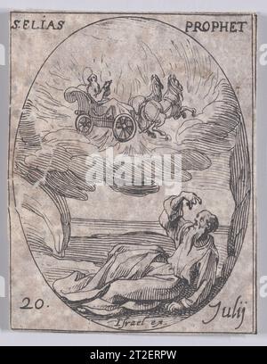 S. Elie, prophete (St. Elias, Prophet), July 20th, from "Les Images De ...
