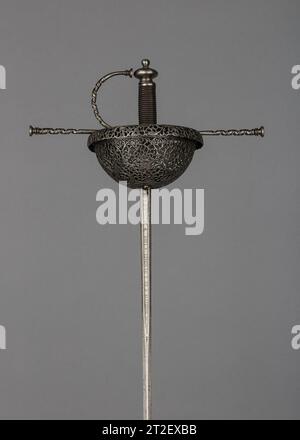 Cup-Hilted Rapier hilt, Spanish; blade, German ca. 1650 The rapier was ...