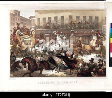 Barnum's American Museum in New York City. Left of the museum is a ...