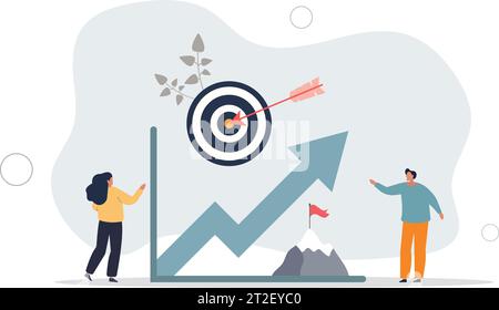 Goal setting for measurable business target achievement .Smart strategy ...