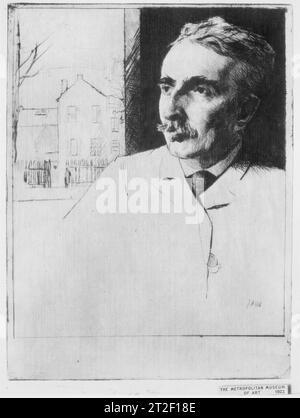 Portrait of John F. Weir 1890 by J. Alden Weir, born West Point, NY ...